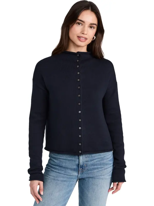 ALEX MILL Taylor Cardigan - Navy