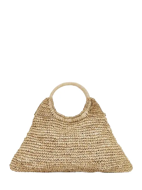 CASA CLARA Liv Raffia Bag - Natural