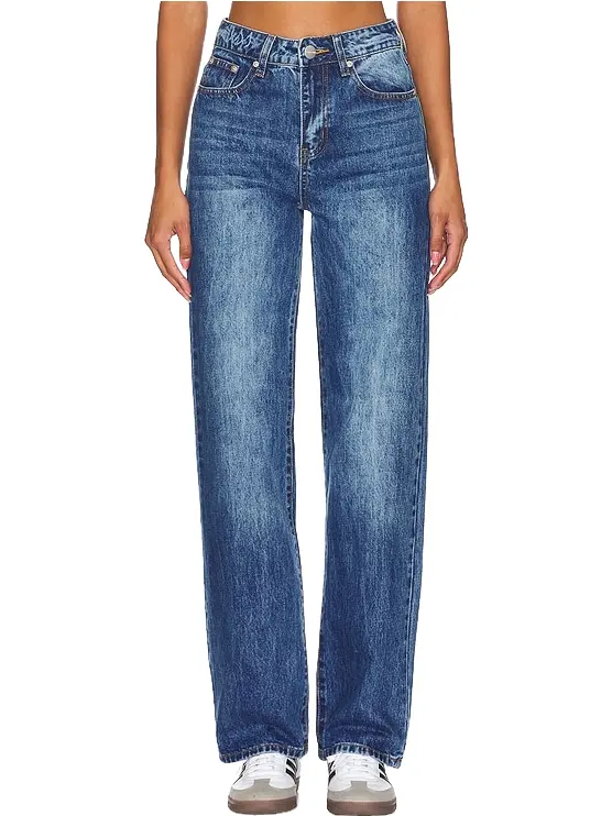 Superdown Camille Jeans - Blue Wash