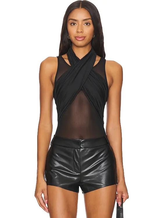 Superdown Danica Bodysuit - Black