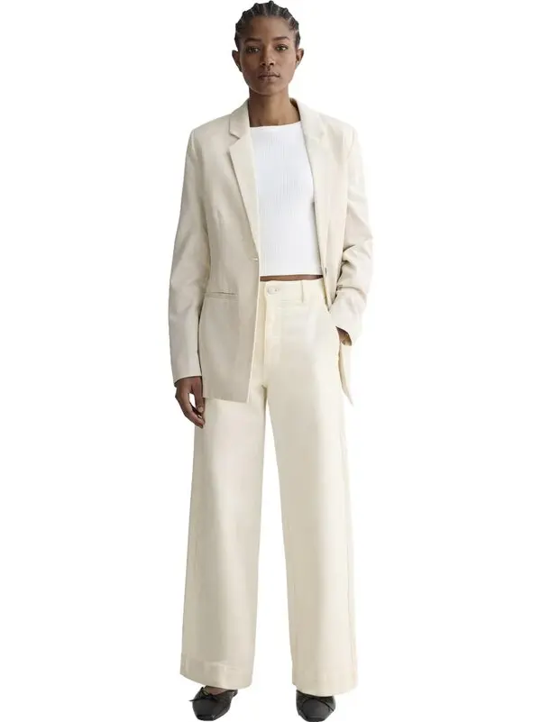 Everlane Utility Wide-leg Pant - Bone