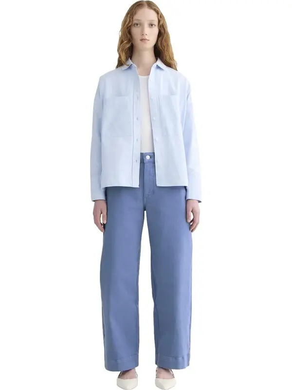 Everlane Utility Wide-leg Pant - Cornflower Blue