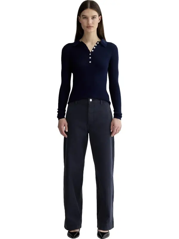 Everlane Utility Wide-leg Pant - Navy