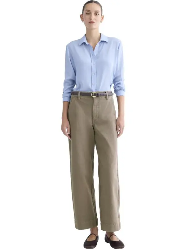 Everlane Utility Wide-leg Pant - Taupe