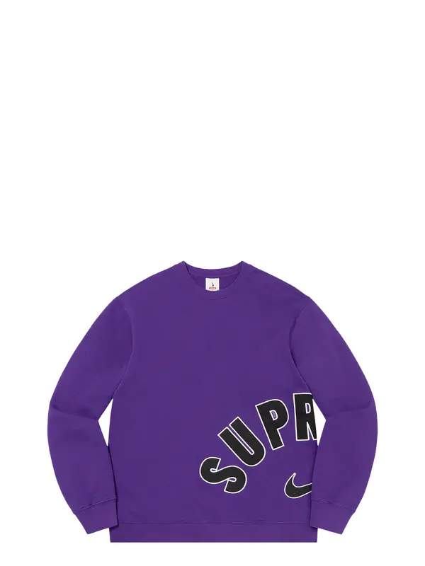Supreme X Nike Arc Crewneck - Purple