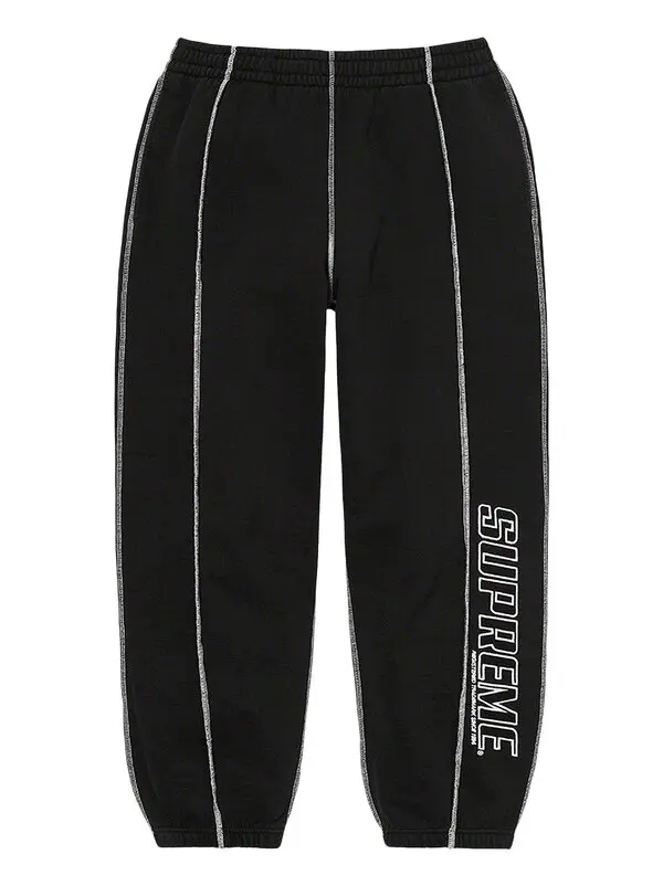 Supreme Coverstitch Sweatpant - Black