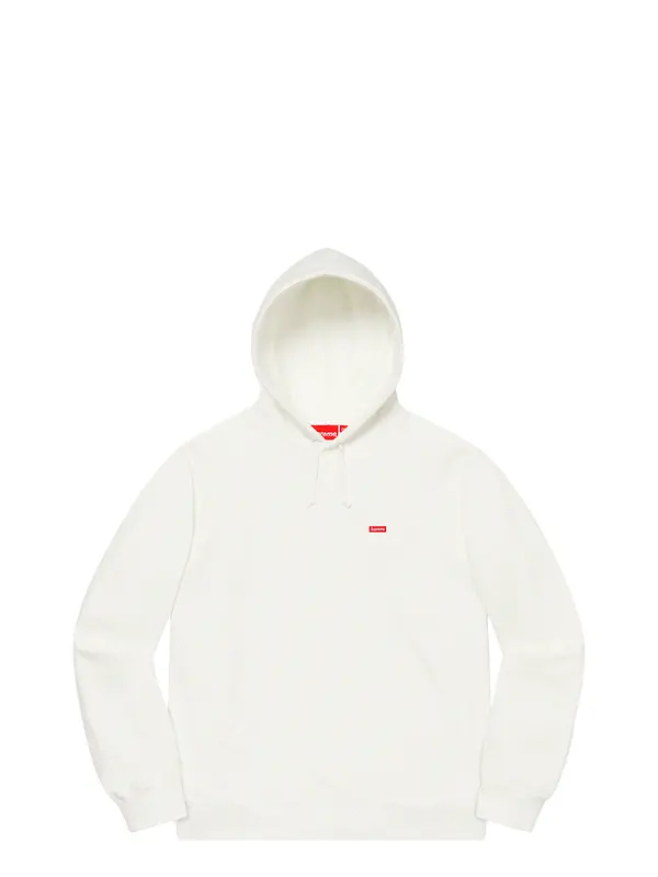 Supreme Small Box Hooded Sweatshirt - White