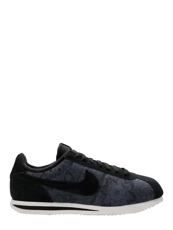 Nike Cortez Basic Premium Qs 'day Of The Dead' Sneakers - Black