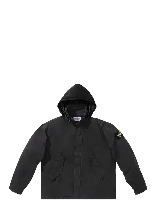 Supreme X Stone Island Cotton Cordura Shell Jacket - Black