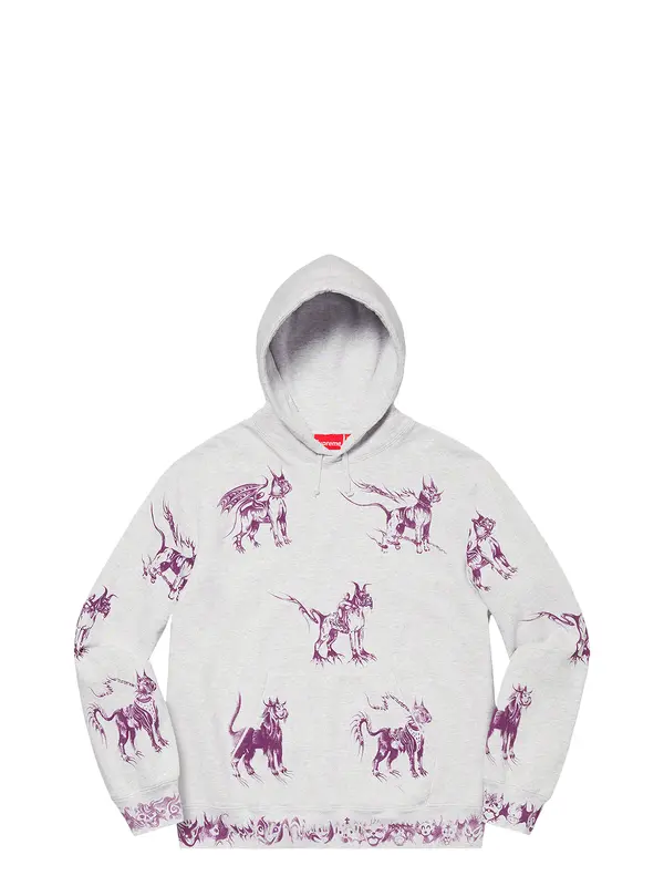 Supreme Animals Hooded Sweatshirt - Grey