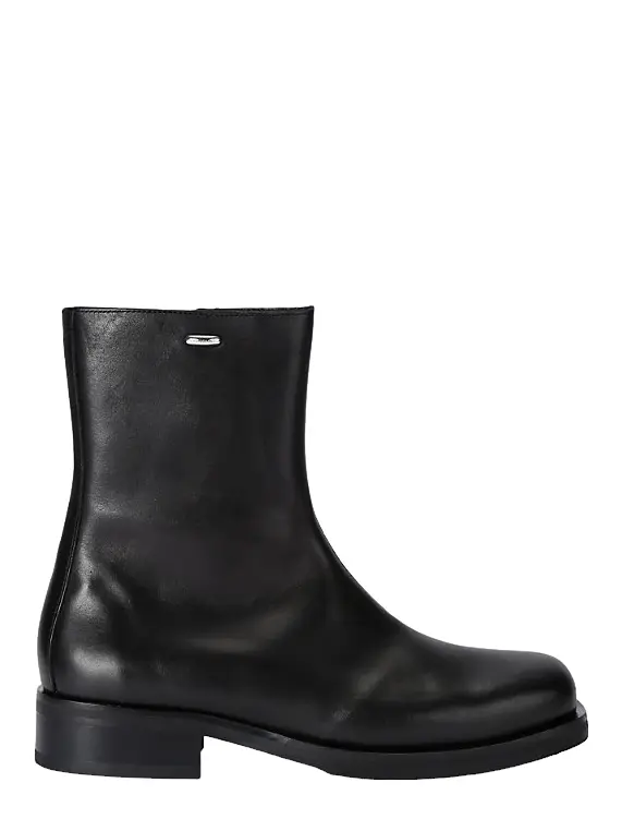 Our Legacy Camion Leather Ankle Boots - Black