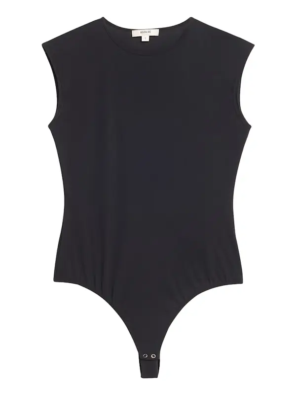 AGOLDE Aura Sleeveless Bodysuit - Black