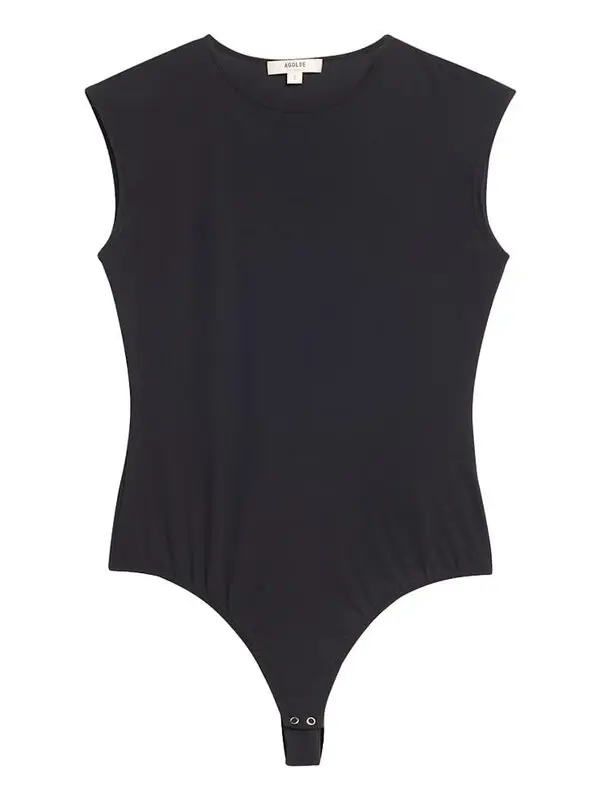 AGOLDE Aura Sleeveless Bodysuit - Black