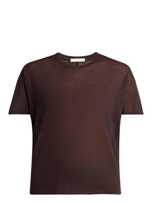 THE ROW Lila Cashmere T-shirt - Brown