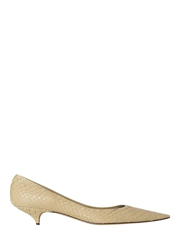 THE ROW - Liisa Python Kitten-Heel Pumps