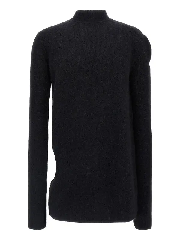 Rick Owens Subhuman Alpaca-blend Sweater - Black