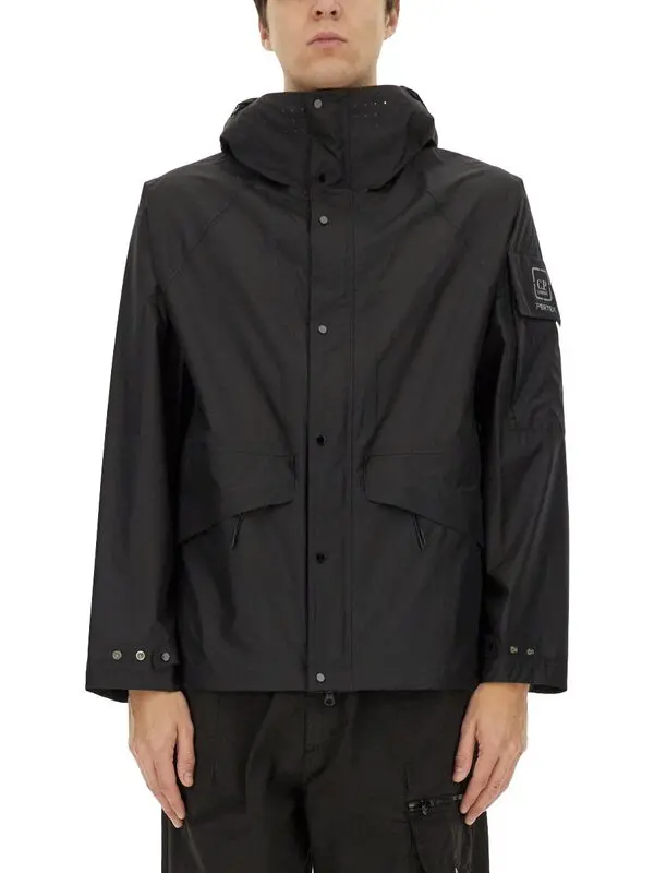 C.P. COMPANY Hooded Jacket - Black