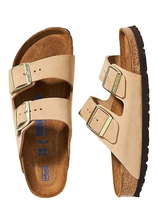 BIRKENSTOCK Arizona Soft Footbed Sandals - Sand