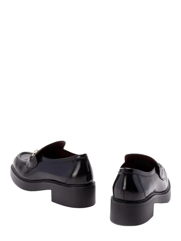 Gucci 40mm Horsebit Loafers - Black