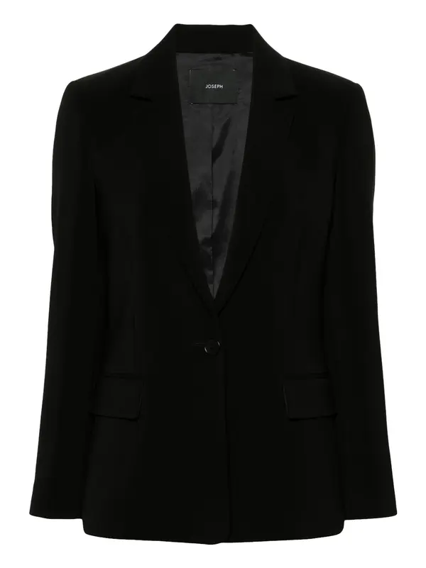 JOSEPH Crepe Blazer - Black