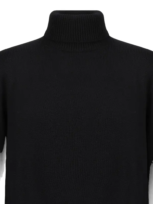 ROBERTO COLLINA Dolcevita Jumper - Black