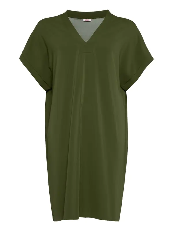 ERES Tali V-neck Tunic Dress - Green