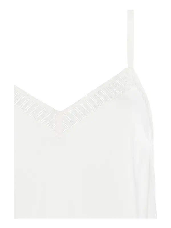 ERES Sandra Graphic V-neck Camisole - White