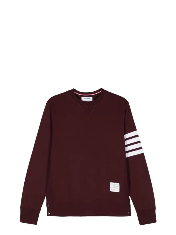 Thom Browne 4-bar Stripe Jersey Sweatshirt - Purple