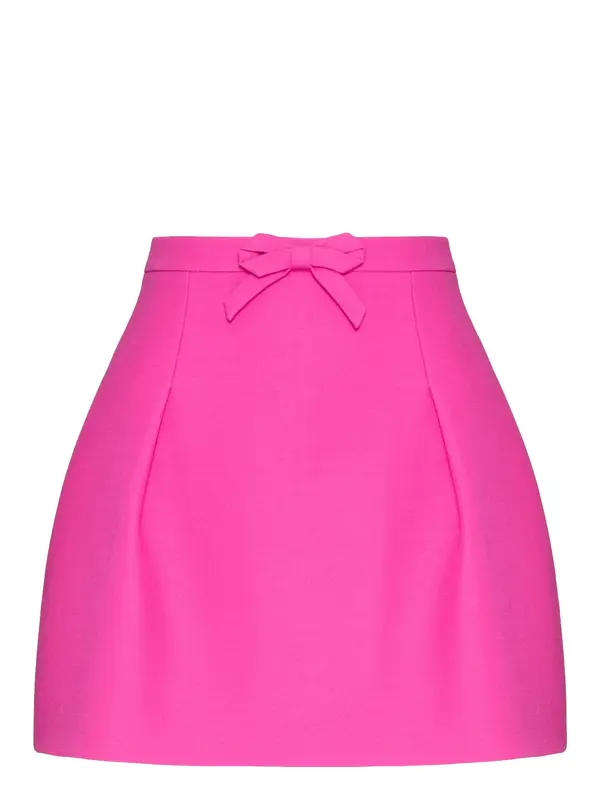 Valentino Garavani Crepe Couture Mini Skirt - Pink