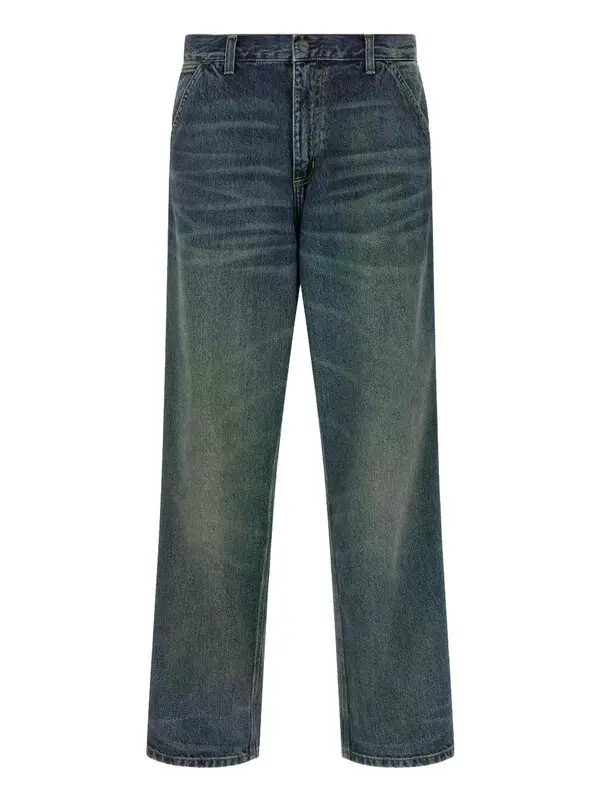 Carhartt Work In Progress Single Knee Jeans - Blue