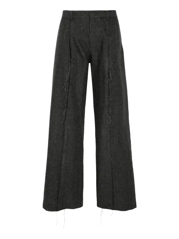 R13 Exposed Seams Trousers - Grey