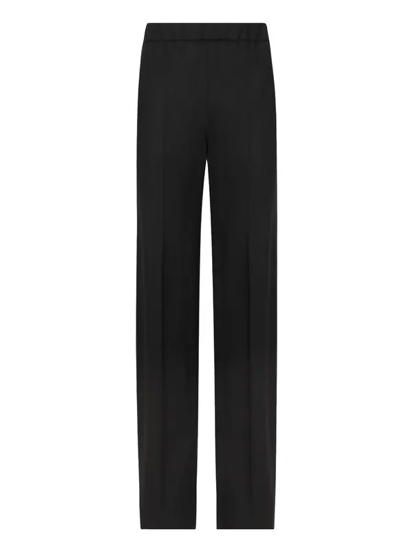Dolce & Gabbana Twill Flared Trousers - Black