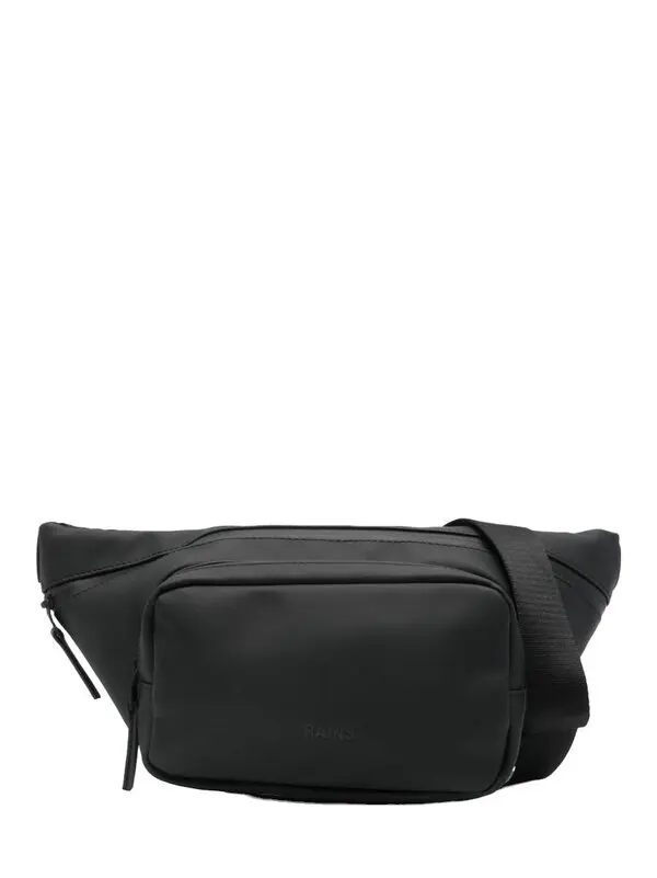 Rains Logo-debossed Belt Bag - Black