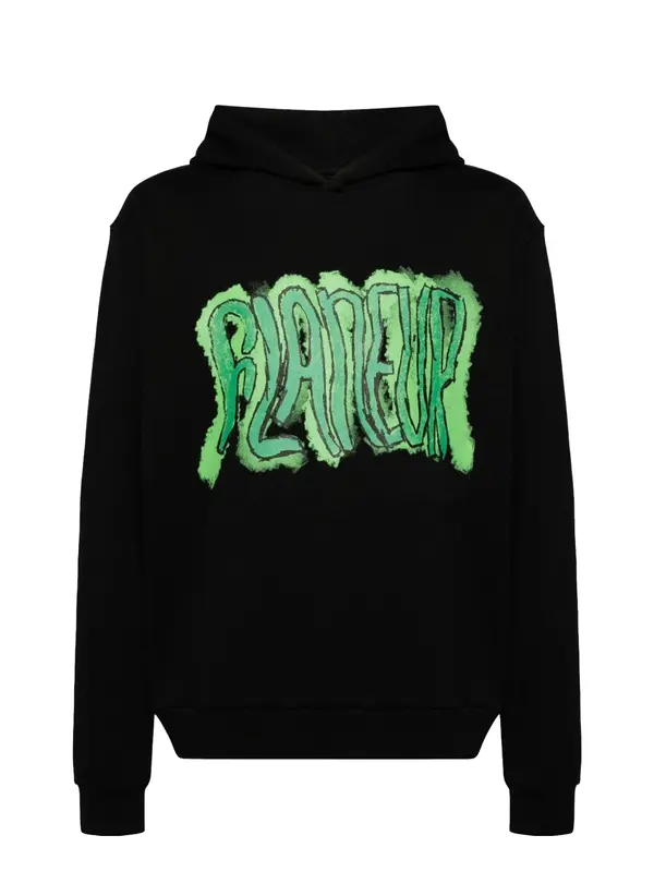 FLANEUR Artist Graphic Hoodie - Black