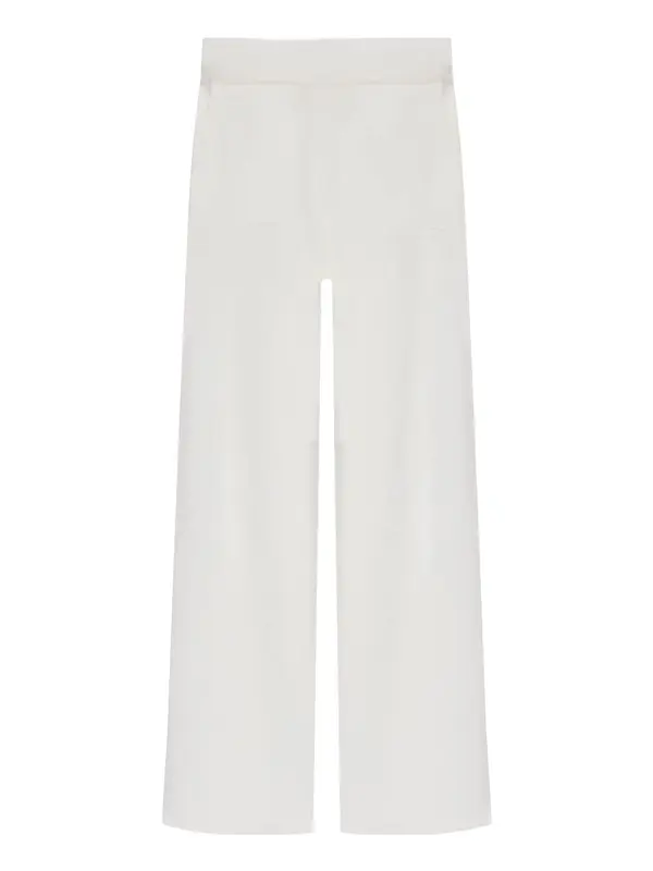 Max Mara Zigote Wide-leg Trousers - White