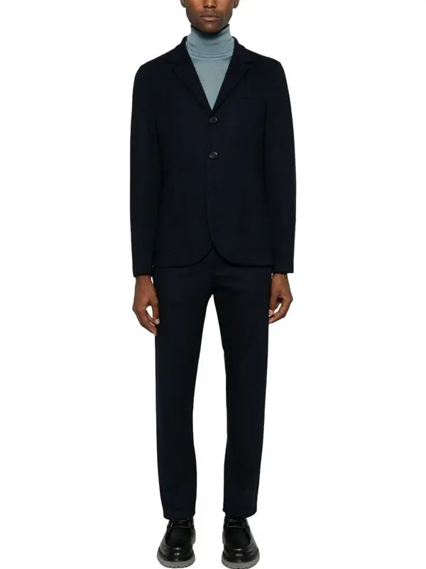 Harris Wharf London Virgin Wool Blazer - Blue