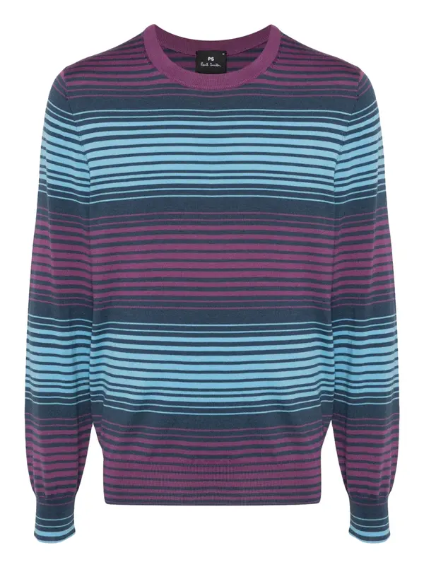 Paul Smith Striped Jumper - Blue