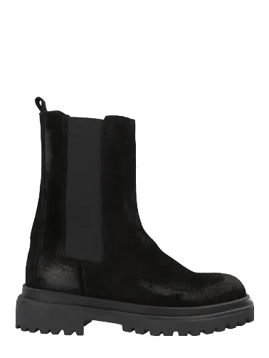 TREND Leather Ankle Boots - Black