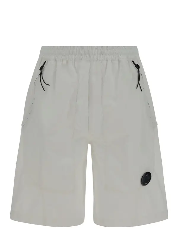 C.P. COMPANY Ripstop Bermuda Shorts - White
