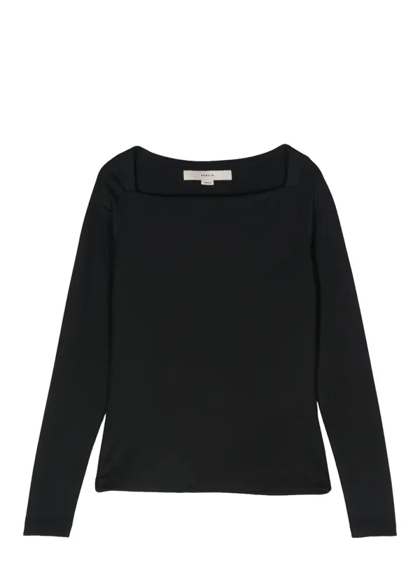 Remain Birger Christensen Longsleeve Jersey Top - Black