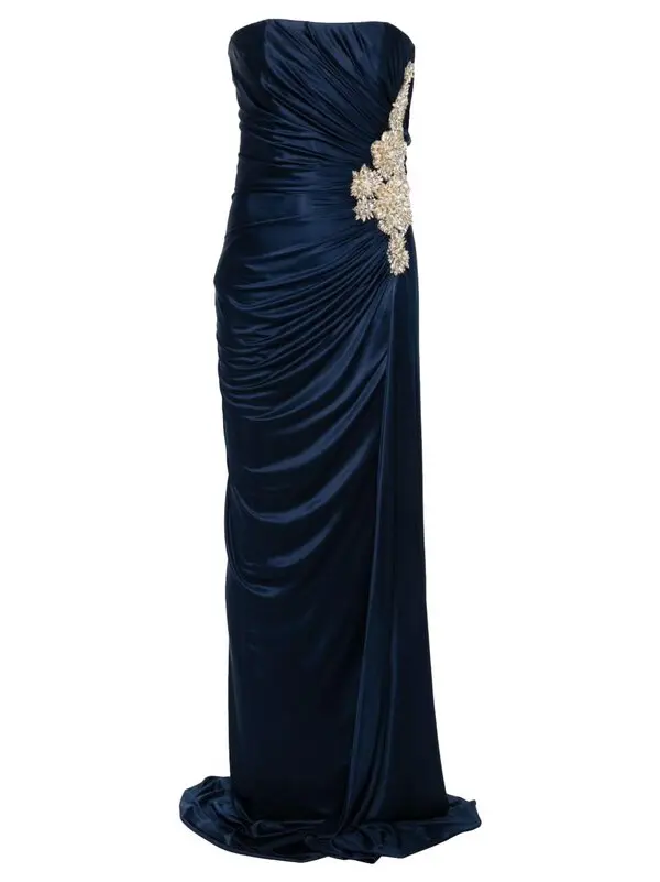 Costarellos Elettra Gown - Blue