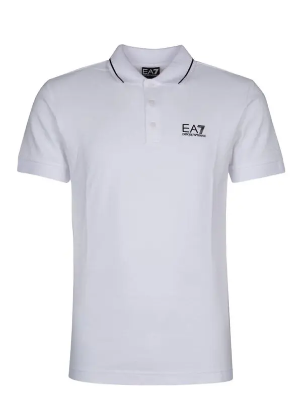 Emporio Armani Logo-print Polo Shirt - White