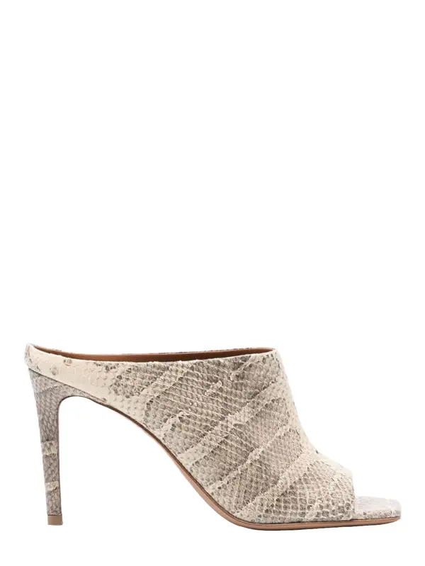 Paris Texas 85mm Stiletto Sandals - Neutrals