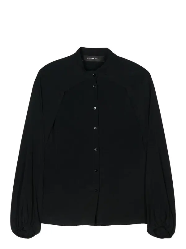 Federica Tosi Crepe Shirt - Black
