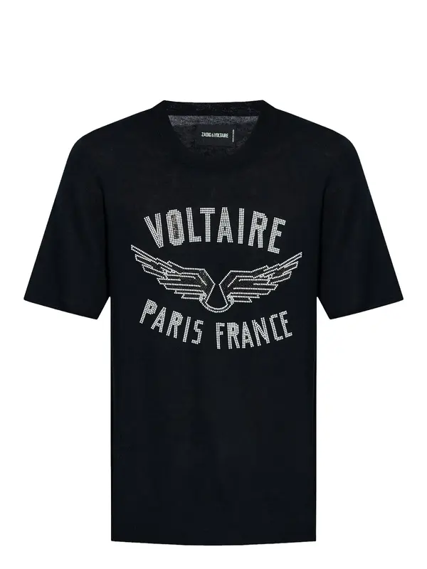 Zadig&Voltaire Walk Voltaire Wings T-shirt - Black
