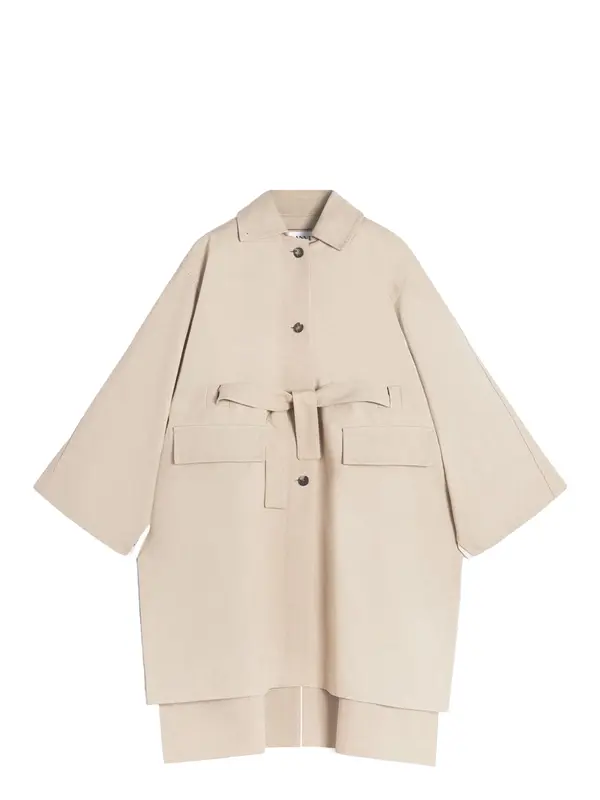 LANVIN Spread-collar Coat - Neutrals