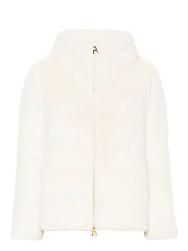 Herno Faux-fur Padded Jacket - White