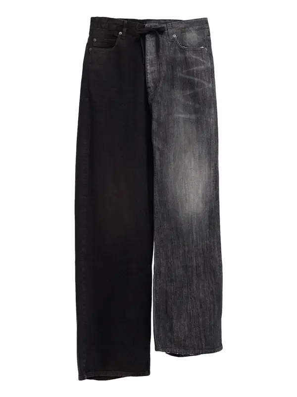 Balenciaga Asymmetric Jeans - Black