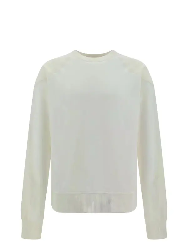 THOM KROM Panel-detailing Cotton Sweatshirt - White