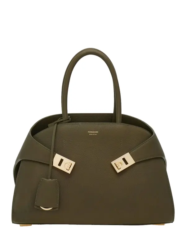 FERRAGAMO Small Hug Handbag - Green